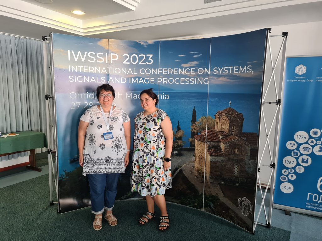 Assoc prof. Galia Marinova and doctoral student Manjola Zeneli presenting a joint paper at ...