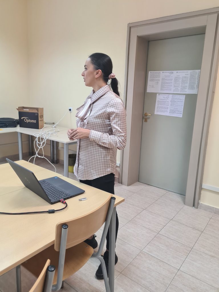 The doctoral student Eriselda Malaj completes her doctoral studies in ...